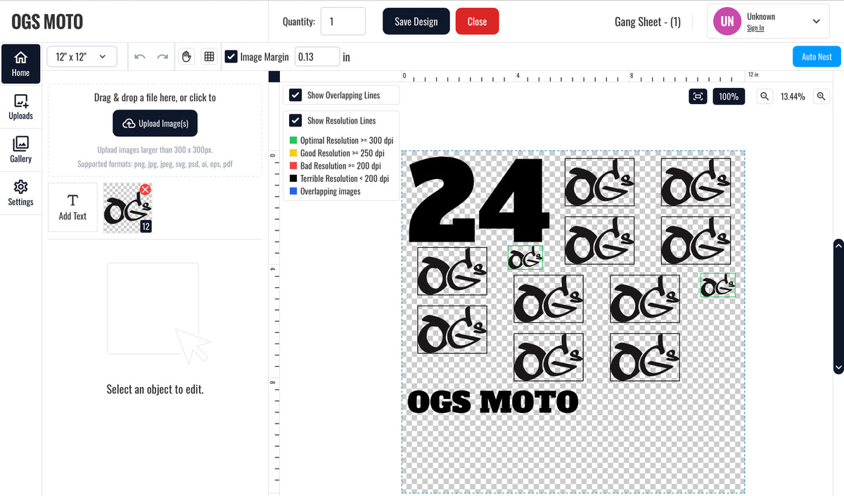 Build a Gang Sheet – OGs Moto